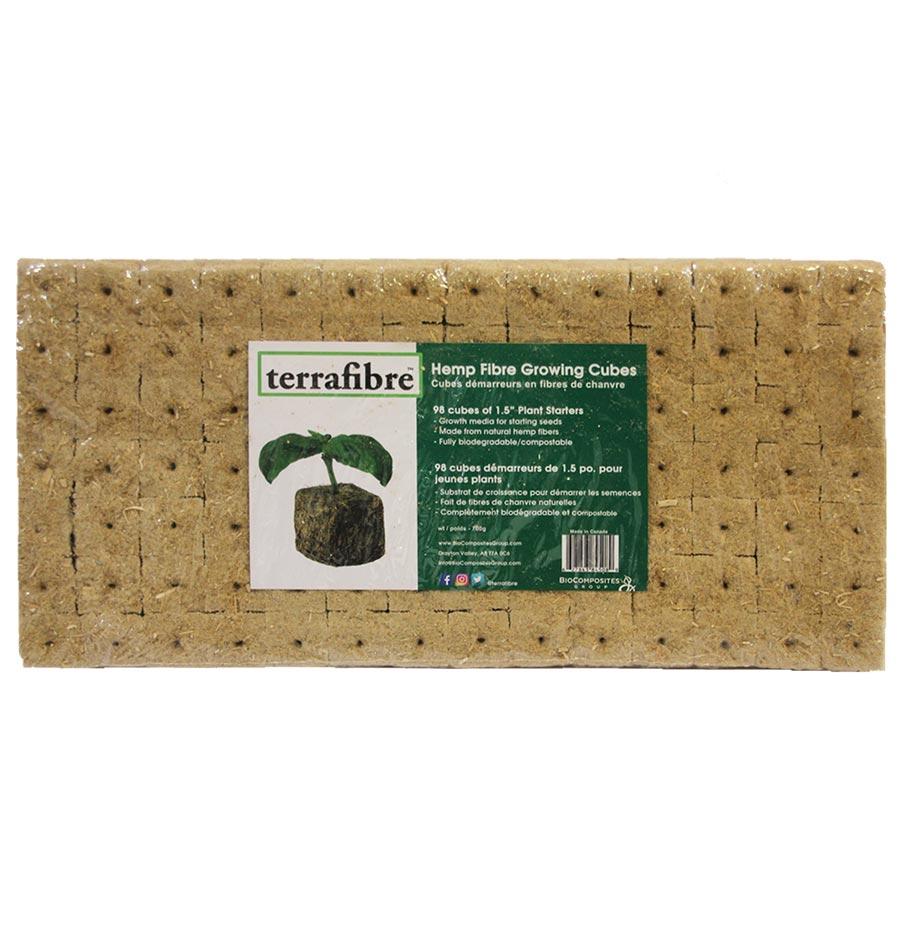 Terrafibre Hemp Fibre Growing Cubes – West Coast Seeds
